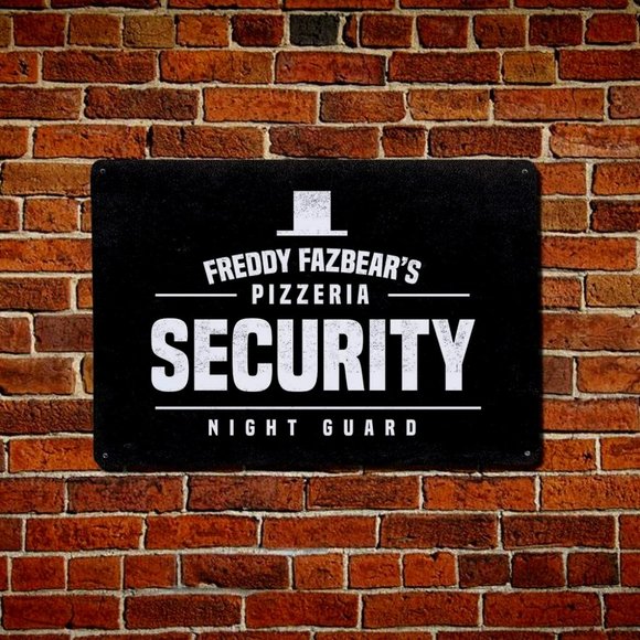 Wall Decor | Fnaf Freddy Fazbears Pizzeria Security Night Guard ...